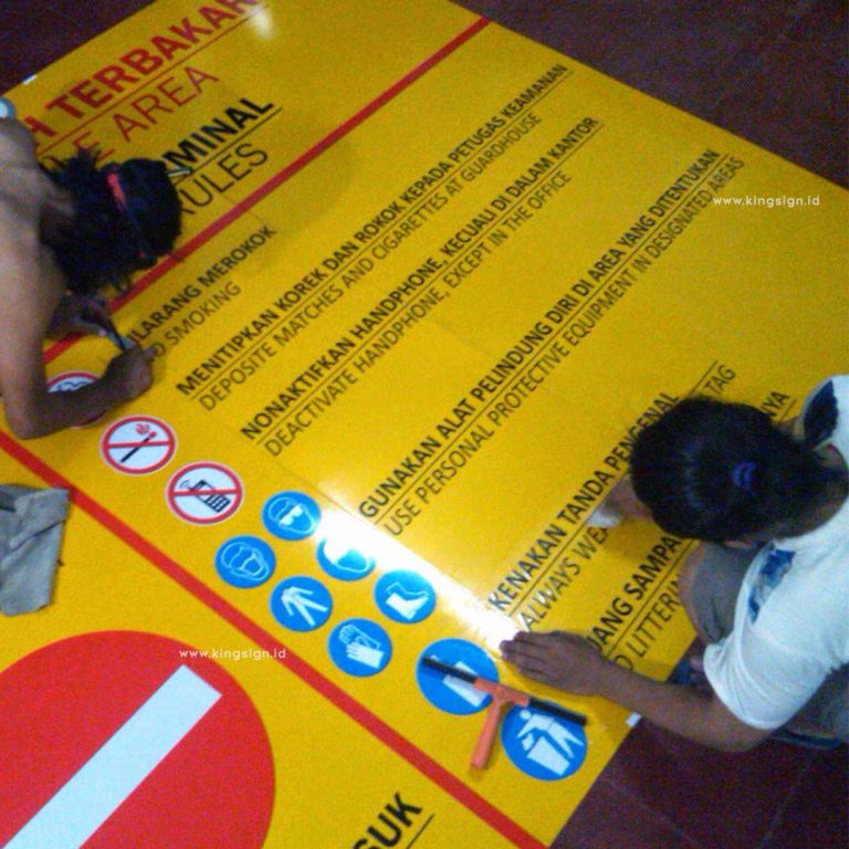 RAMBU K3 SAFETY SIGN | Papan Informasi K3 | KING SIGN