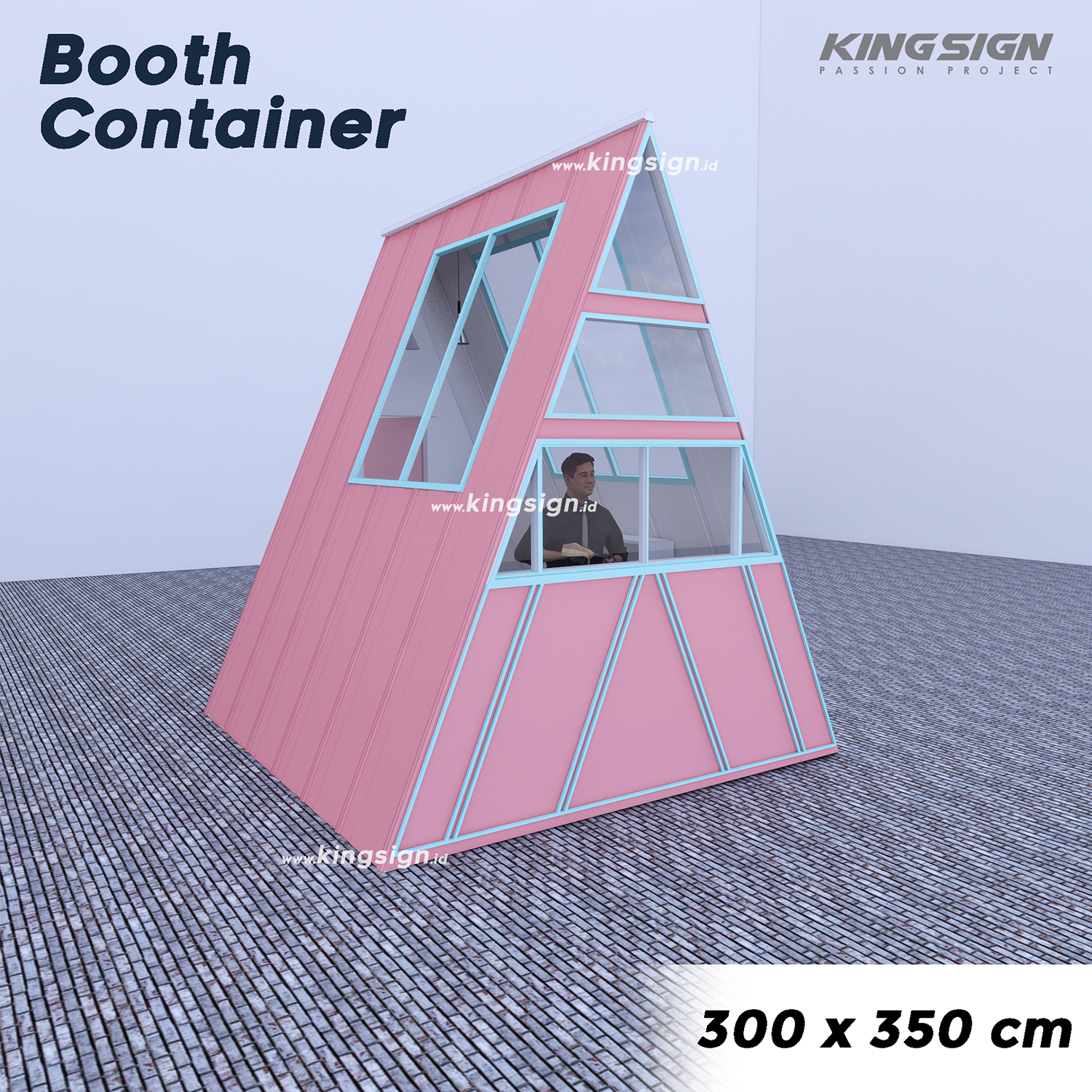 HARGA BOOTH CONTAINER - Desain & Ukuran | KING SIGN