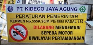 RAMBU K3 SAFETY SIGN | Papan Informasi K3 | KING SIGN