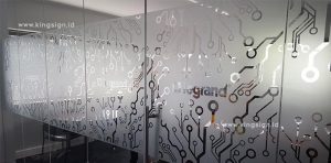 JASA PASANG STICKER SANDBLAST | Harga Per Meter2 | KING SIGN