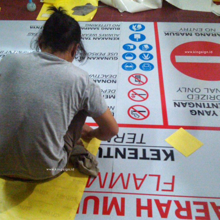 RAMBU K3 SAFETY SIGN | Papan Informasi K3 | KING SIGN