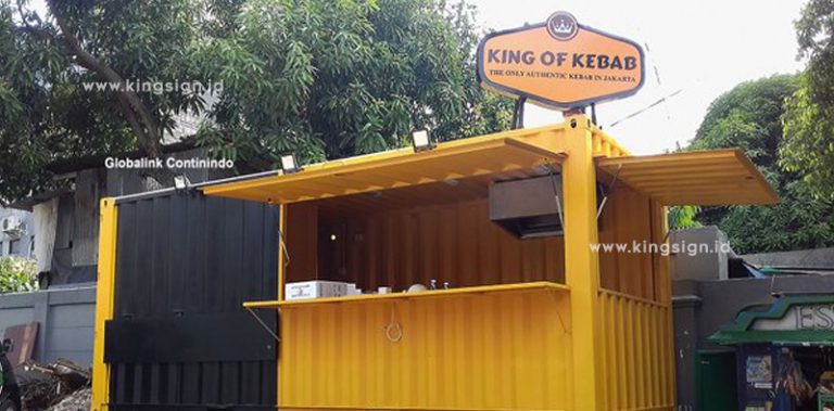 HARGA BOOTH CONTAINER - Desain & Ukuran | KING SIGN