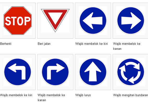 HARGA RAMBU LALU LINTAS | Rambu Lalu Lintas Dan Artinya