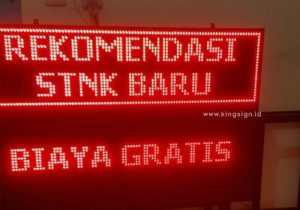 JUAL RUNNING TEXT JAKARTA | KINGSIGN