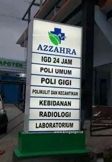 JASA PEMBUATAN PYLONSIGN | KING SIGN | Creative Pylon